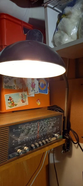 ORIGINAL KAISER IDELL Schreibtischleuchte zum Festschrauben, Vintage ...