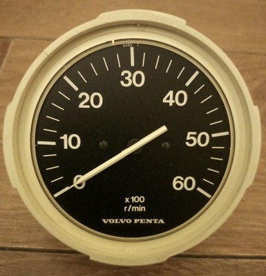 VOLVO PENTA 6K Rev Counter / Tachometer 12 Volts £85.00 - PicClick UK