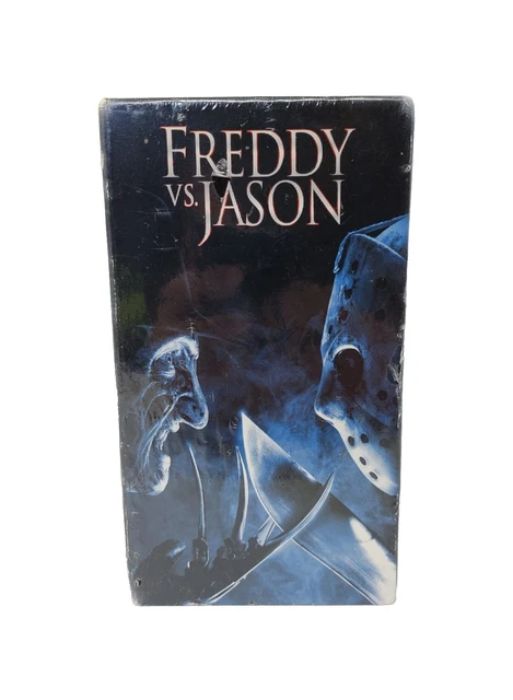 VINTAGE VHS FREDDY vs. Jason Unopened: Damaged Case & Damaged Seal £18. ...