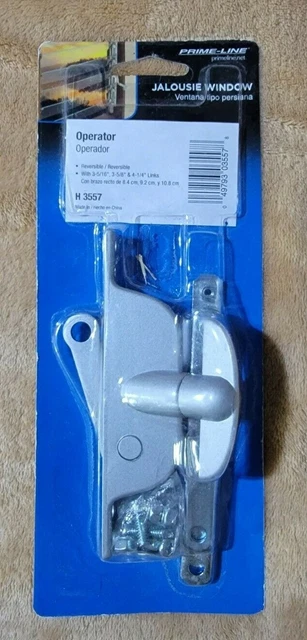 PRIME LINE ALUMINUM Finish Jalousie Window Operator Hardware H3557 READ ...