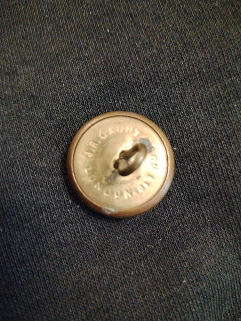 BEDFORDSHIRE YEOMANRY OFFICER'S Button King's Crown 25mm JR GAUNT ...