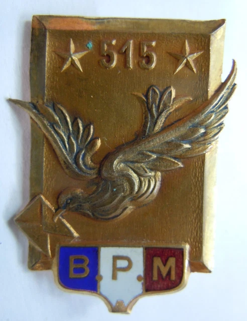 ORIGINAL WWII MILITARY POST OFFICE 515 Courtois ARMY POST Badge £126.86 ...