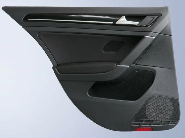 ORIGINAL DOOR PANEL Rear on the Left Fabric Black Cyclone VW Golf 7 VII ...