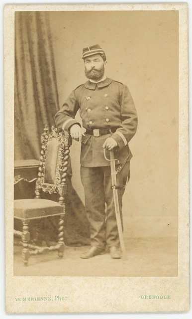 CDV MILITAIRE. MOBILE, lieutenant. Guerre 1870-71. Militaria. EUR 19,00 ...