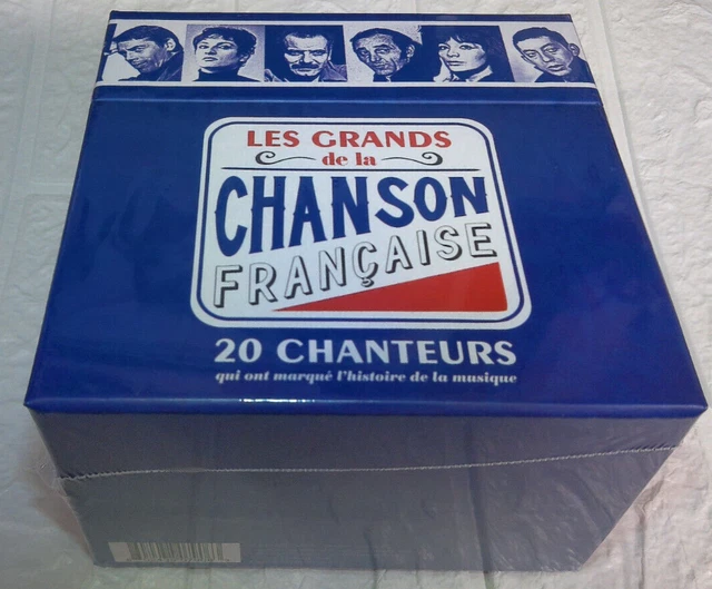 CD LES GRANDS DE LA CHANSON FRANCAISE Piaf/Greco/BreL COFFRET BOX 20CD ...
