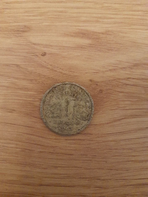 PIÈCE 1FR 1 Franc État Français 1943 Travail Famille Patrie EUR 0,06 ...