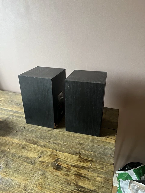 VINTAGE JPW MINI Monitor bookshelf Speakers - Black with Grilles £30.86 ...