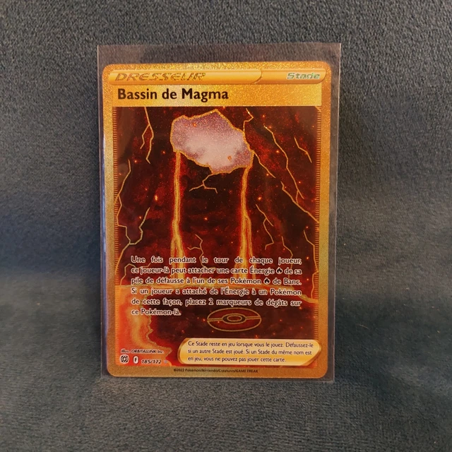 CARTE POKEMON BASSIN de Magma Gold Secrète 185/172 EB9 Stars ...