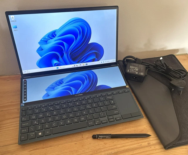 ASUS ZENBOOK DUO 14 UX482EG HUGE 7TB SSD 11th Gen i7 16GB RAM Touch ...