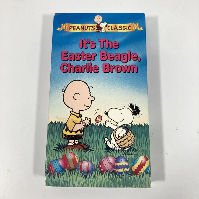 IT'S THE EASTER Beagle Charlie Brown VHS 1974 Peanuts Classic Pre-owned ...
