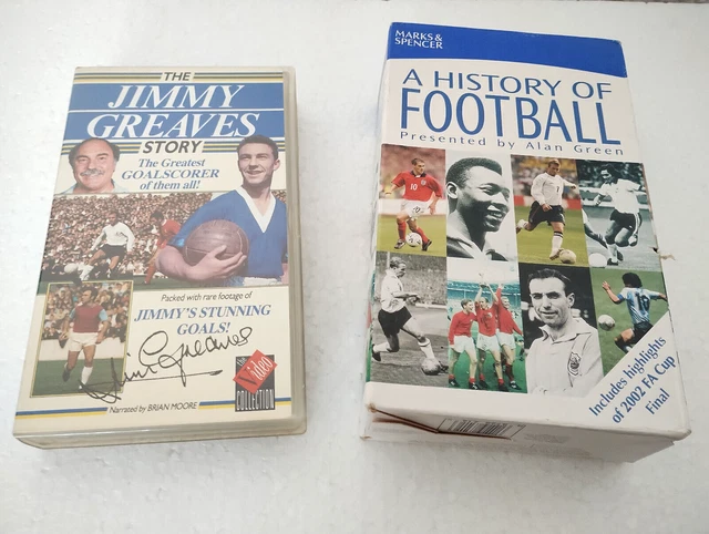 THE JIMMY GREAVES Story / A History of Football - VHS (please read ...