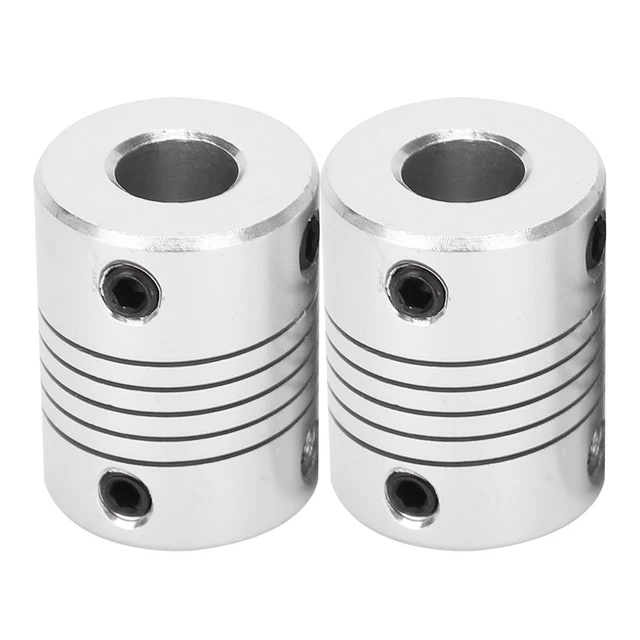 2PCS SHAFT COUPLING Flexible Encoder Coupler Stepper Motor DIY 3D ...