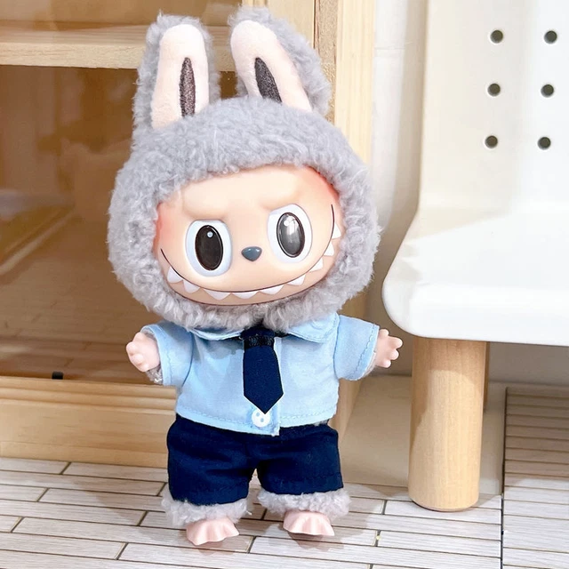 POP MART 17CM Labubu The Monsters Plush Doll Clothing Dress Excluding ...