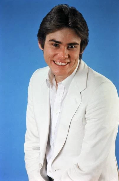 ACTOR JIM CARREY poses for a portrait session in circa 1992 in LA Old ...