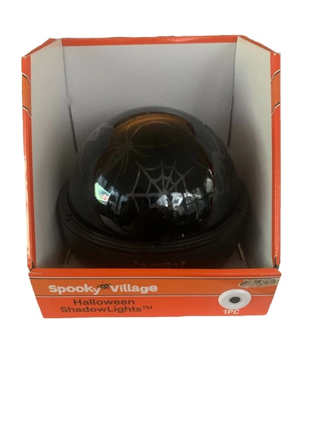 NEW HALLOWEEN SHADOW Lights Projection Ball Spiders Webs LED Rotating ...