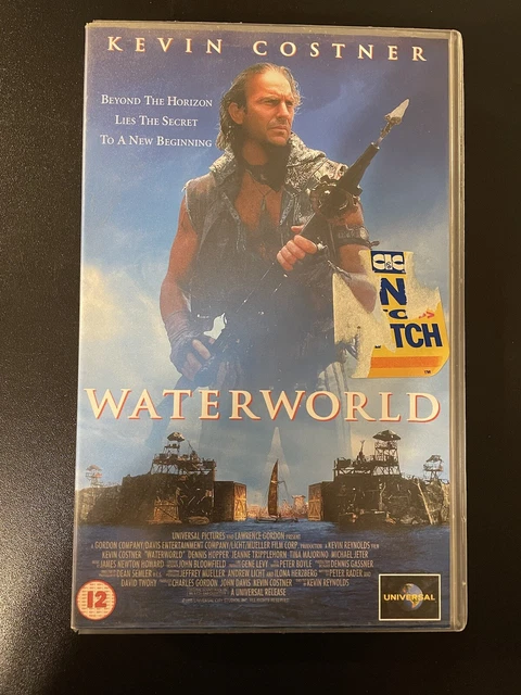 WATERWORLD (VHS) 1995 Big Box, Kevin Costner, Dennis Hopper Movie £5.99 ...