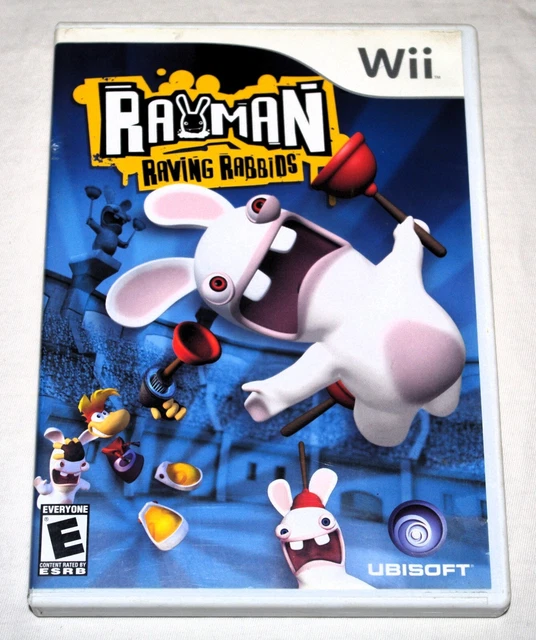 RAYMAN RAVING RABBIDS (Nintendo Wii, 2006) w/ Case Tested £5.35 ...