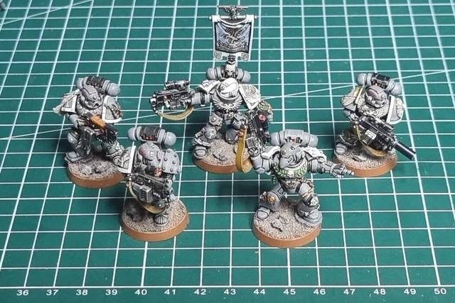 WARHAMMER 40000 40K Space Marine Sternguard Squad Metal Vintage OOP ...