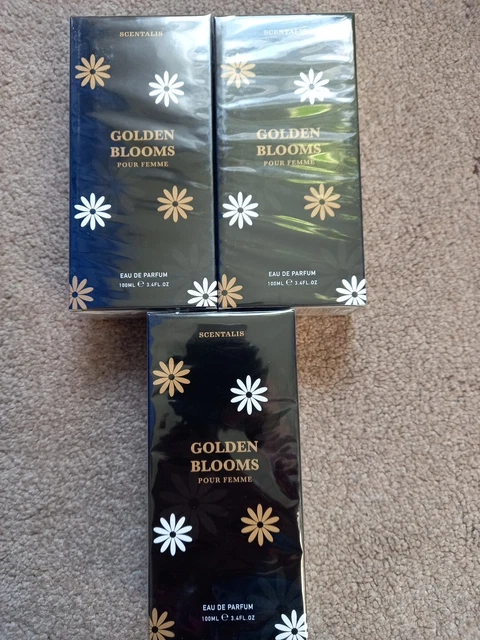 WOMEN'S EAU DE Parfum Golden Blooms 3×100ml £15.00 - PicClick UK