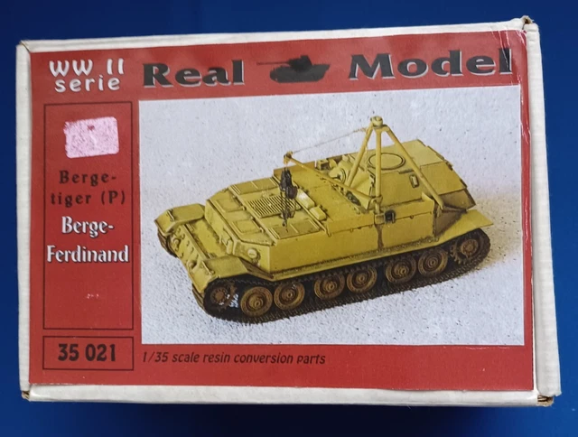 1:35 SCALE RESIN Real Model Bergetiger Ferdinand Conversion Set For ...