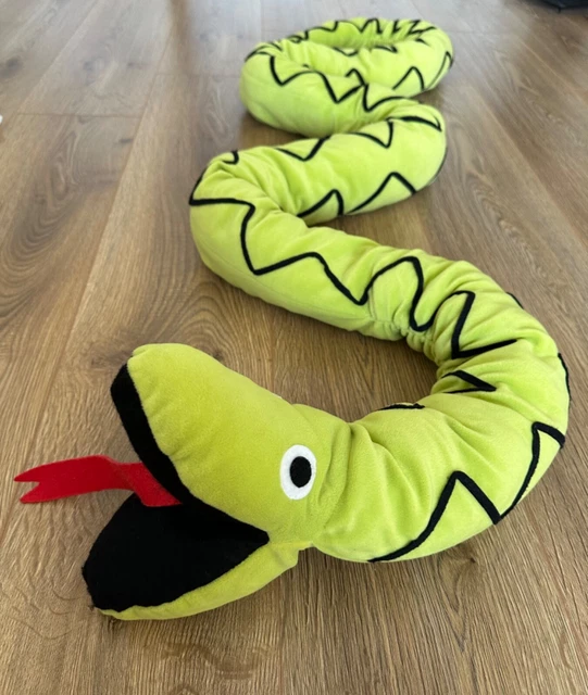 IKEA DJUNGELORM SNAKE Green 100" Plush Soft Toy VTG EXCELLENT CONDITION ...