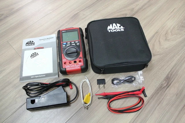 MAC TOOLS EM721 Digital Multimeter w/ EA-100 Inductive Pick-Up $249.99 ...