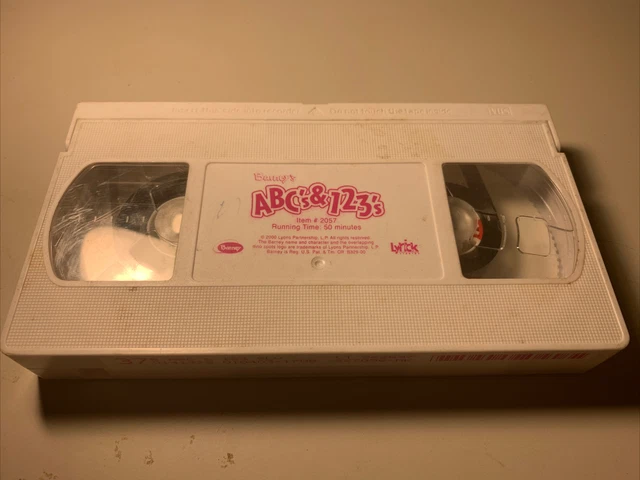 VHS BARNEY - Barneys ABCs und 123s (VHS, 2000) EUR 3,27 - PicClick DE