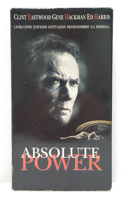 ABSOLUTE POWER (VHS, 1997) Clint Eastwood Gene Hackman Ed Harris TESTED ...