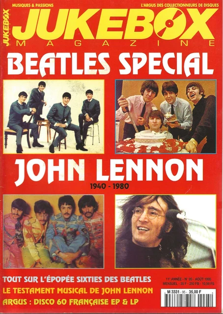 JUKE BOX MAGAZINE n° 95 - The Beatles (Août 1995) EUR 5,00 - PicClick FR