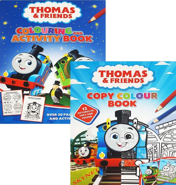 A4 CHILDRENS THOMAS & Friends Colouring Activity Or Copy Colour Book ...