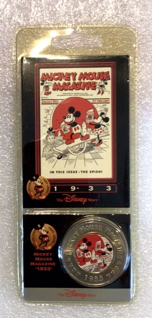 DISNEY DECADES COINS No. 51 Mickey Mouse Magazine 1933 Brand New £12.68 ...