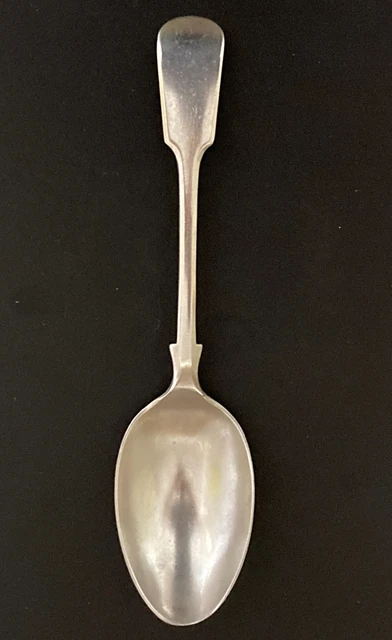 ANTIQUE DANIEL & Arter ‘Nevada Silver’ Silver Plate Fiddle Back Table ...