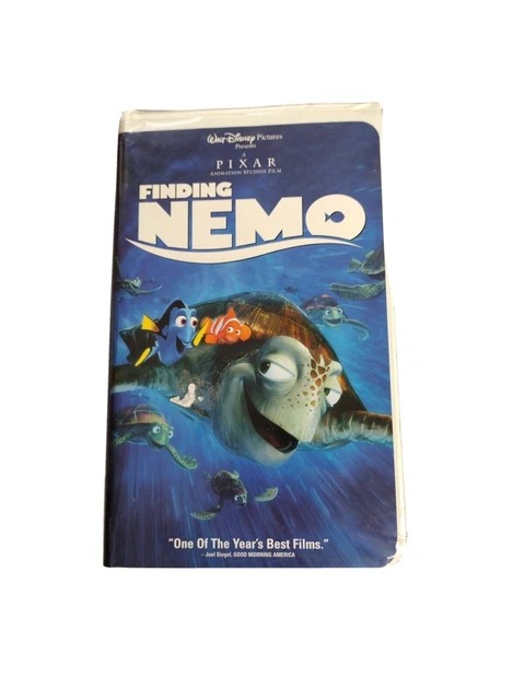 FINDING NEMO VHS 2001 CLAM SHELL WALT DISNEY CLASSIC MOVIE PIXAR ...