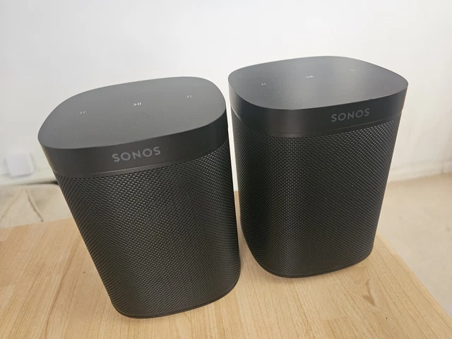 SONOS ONE SL Speaker Black x2 (pair) £0.99 - PicClick UK
