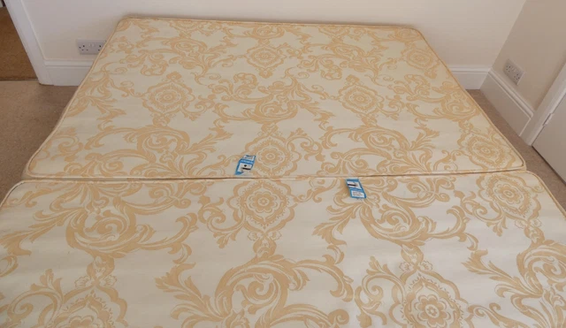 KING SIZE DIVAN Base (sprung) + 4 Large Storage Drawers, meets Fire Reg ...