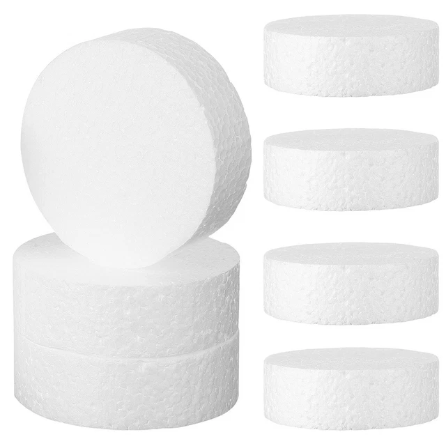 7 PCS FOAM Discs Foam Circles Round Foam Blocks Foam Shapes Craft ...