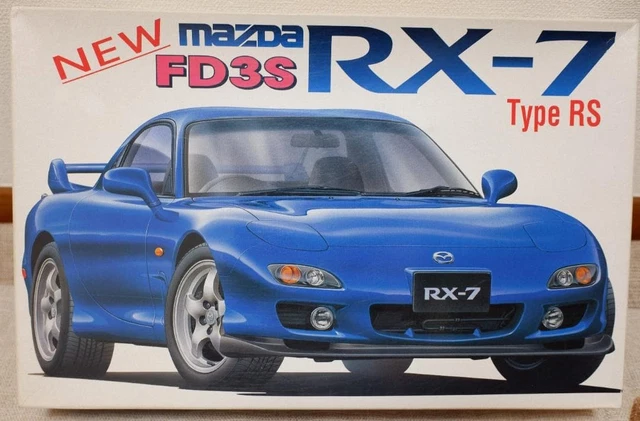 FUJIMI MAZDA RX7 FD3S Type RS 124 Scale Model Kit Gebraucht EUR 92,34 ...