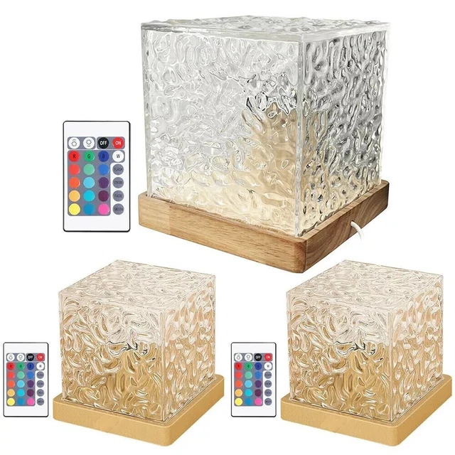 AURORA REMOTE PROJECTOR Lamp Cube Northern Lights Dynamic Water Wave ...