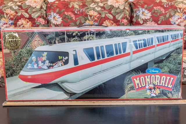 WALT DISNEY WORLD Monorail Playset - Red Line Train with All Track ...