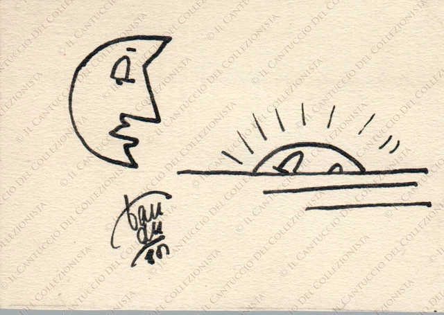 1951 DISEGNO ENZO BANDELLONI Sveglia vignetta originale umoristica EUR ...