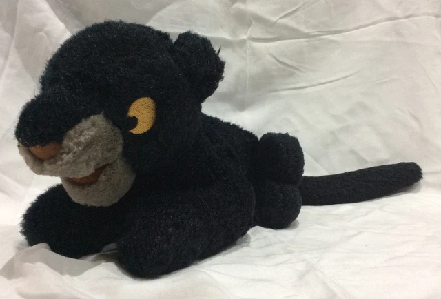 DISNEY'S THE JUNGLE Book Black Panther Bagheera Plush Soft Teddy Bear ...