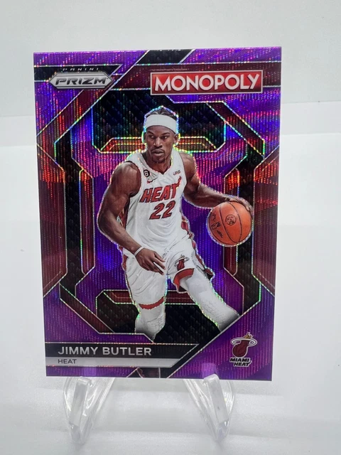 2023-24 PANINI PRIZM Monopoly Jimmy Butler carte à ondes violettes #PS4 ...