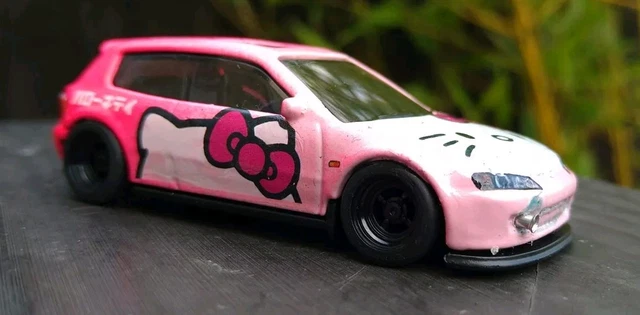 HONDA CIVIC EK9 Type R HELLO KITTY di Hot Wheels - piloti reali ...