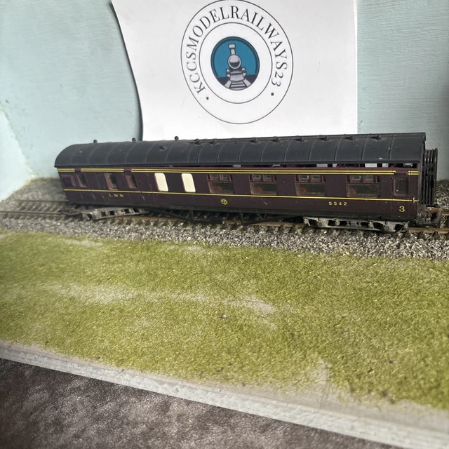 AIRFIX LMS 3RD Class Passenger Coach 5542 OO-Gauge £3.87 - PicClick UK