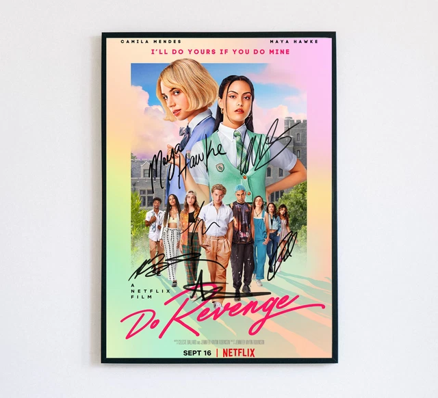 DO REVENGE 2022 Full Cast Maya Hawke Camila Mendes Signed Autograph ...