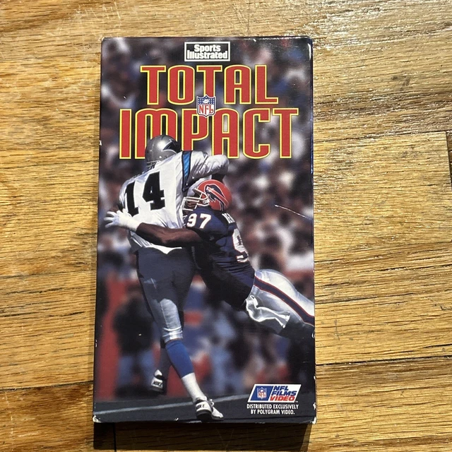 VINTAGE SPORTS ILLUSTRATED NFL Total Impact VHS Tape Hosted By Steve ...