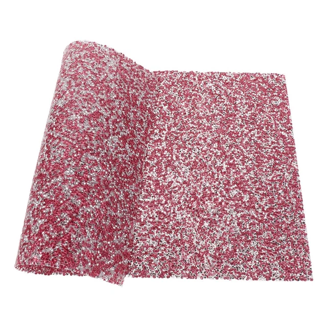 RHINESTONE TABLE MAT: Glitter Nail Mat for Desk - Foldable Manicure ...