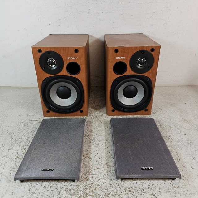 SONY SS-CPX1 MICRO Bookshelf Hi-Fi Stereo 2-way Speakers 60w 4ohm, Working £34.99 - PicClick UK