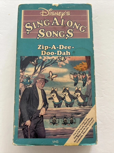 DISNEYS SING ALONG Songs - Song of the South: Zip-A-Dee-Doo-Dah (VHS ...