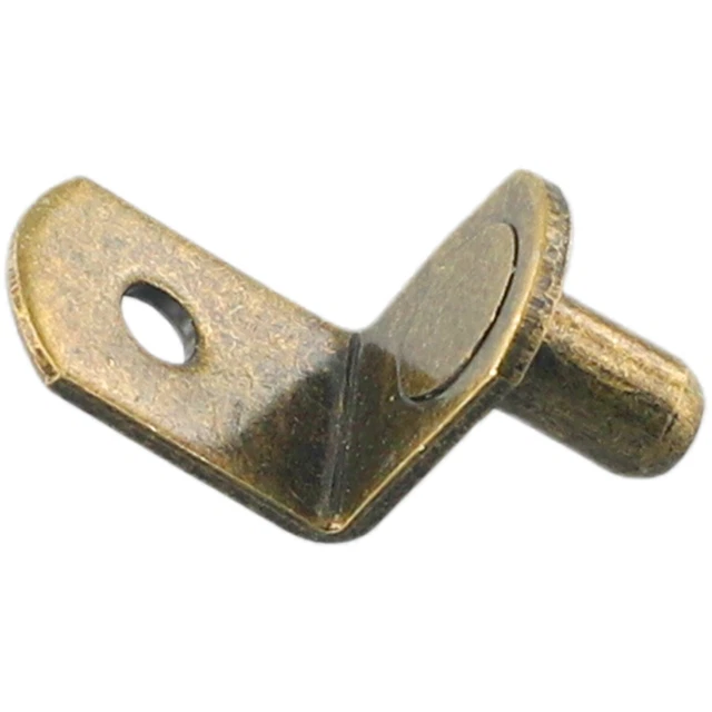 PRACTICAL L SHAPED Shelf Pins for Stable Cabinet Placement (Bronze ...